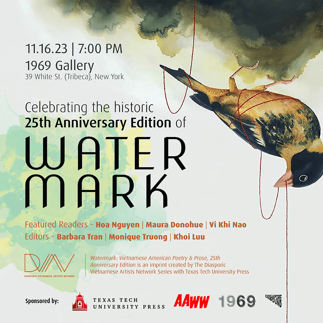 Watermark: Vietnamese Poetry & Prose Book Launch and Celebration - DVAN